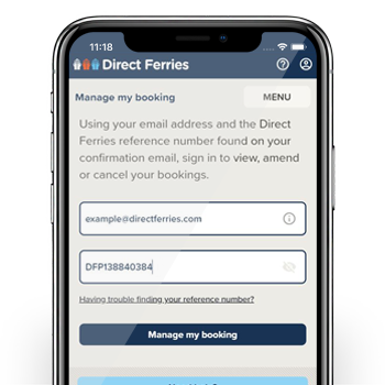 How to log in to My Account – Direct Ferries
